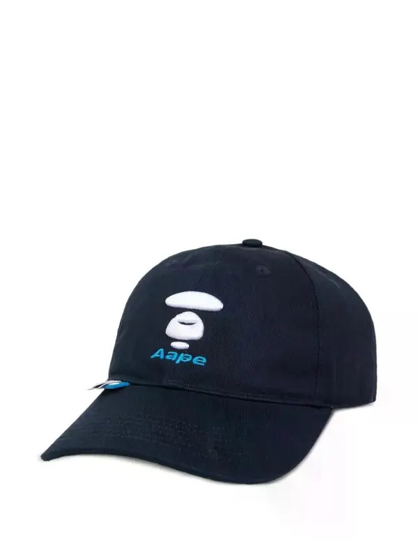 AAPE BY *A BATHING APE Moonface Embroidered Baseball Cap - Blue