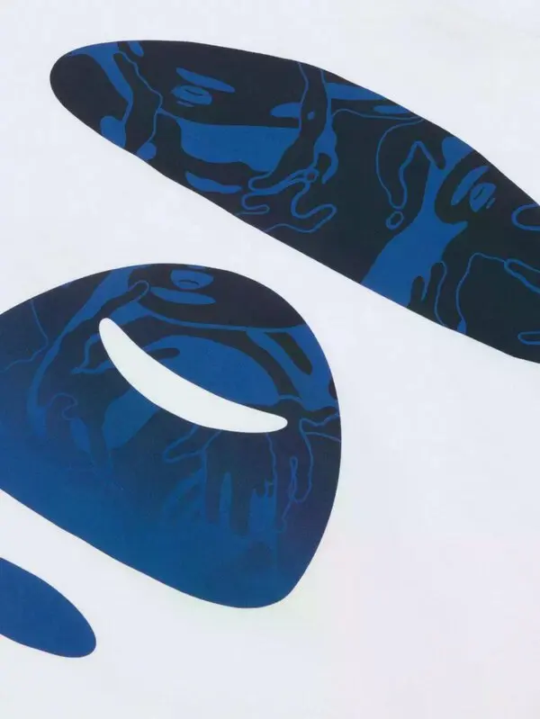 AAPE BY *A BATHING APE Moonface Logo-print T-shirt