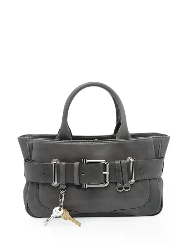 OSOI Mini Brocle Buckled Leather Tote Bag
