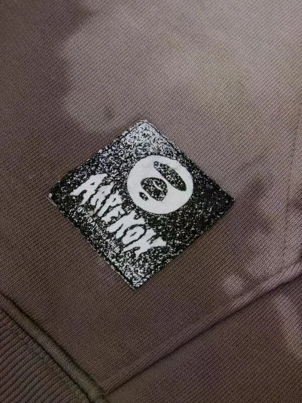 AAPE BY *A BATHING APE Moonface Splattered Graphic Hoodie