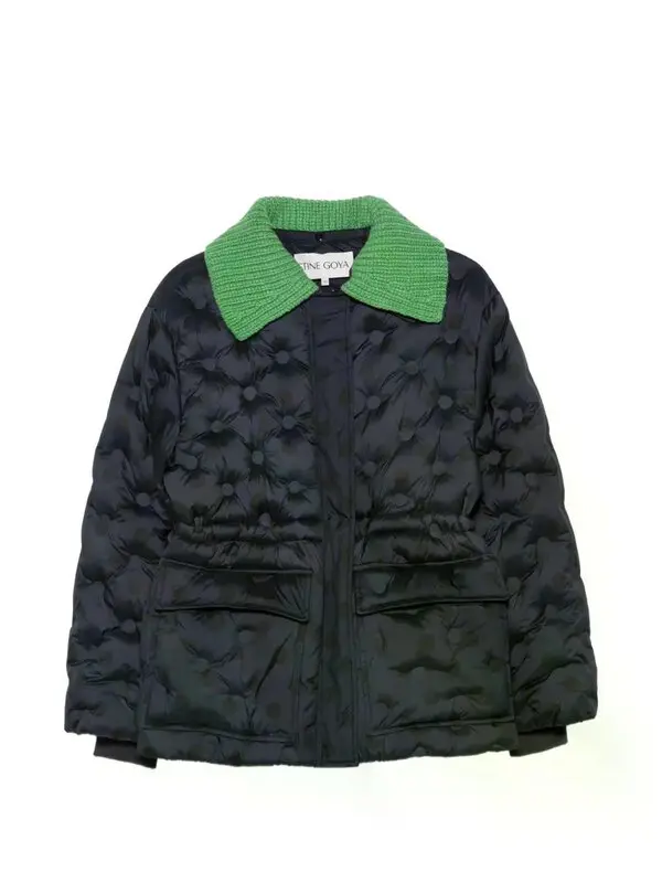 Stine Goya Quilted Jacket With Contrasting Collar