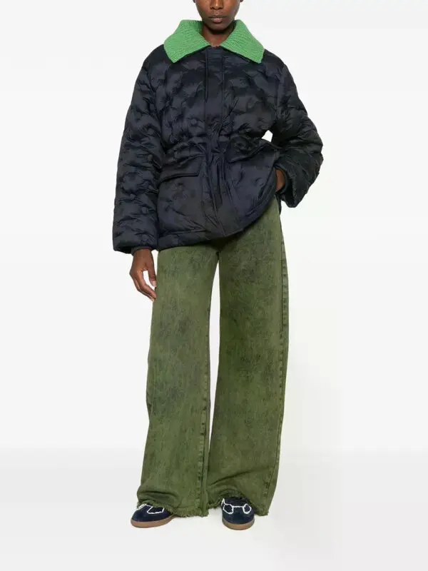 Stine Goya Quilted Jacket With Contrasting Collar