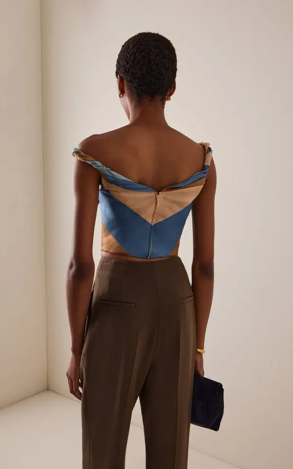 Staud Exclusive Olivia Silk Top