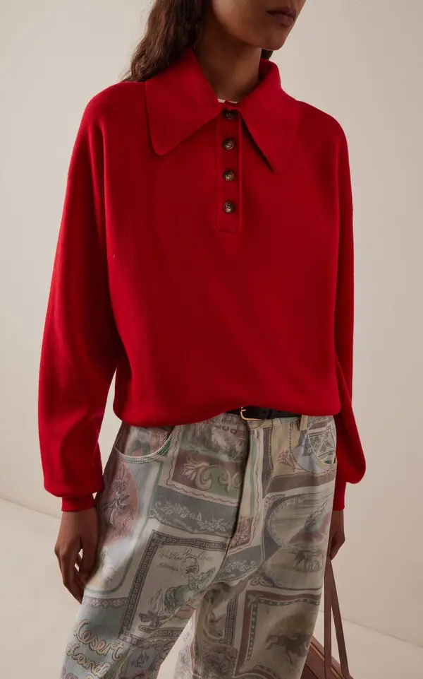 ALEMAIS Rocky Wool Polo