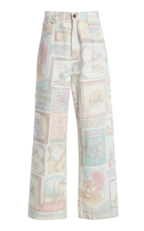 ALEMAIS Andie Rigid Mid-rise Straight-leg Jeans
