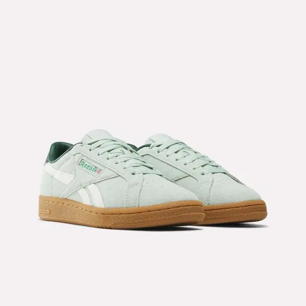 REEBOK Club C Grounds Shoes - Green/white/gum