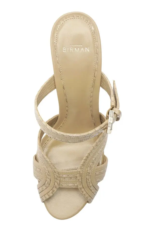 ALEXANDRE BIRMAN Naika Leather Mules