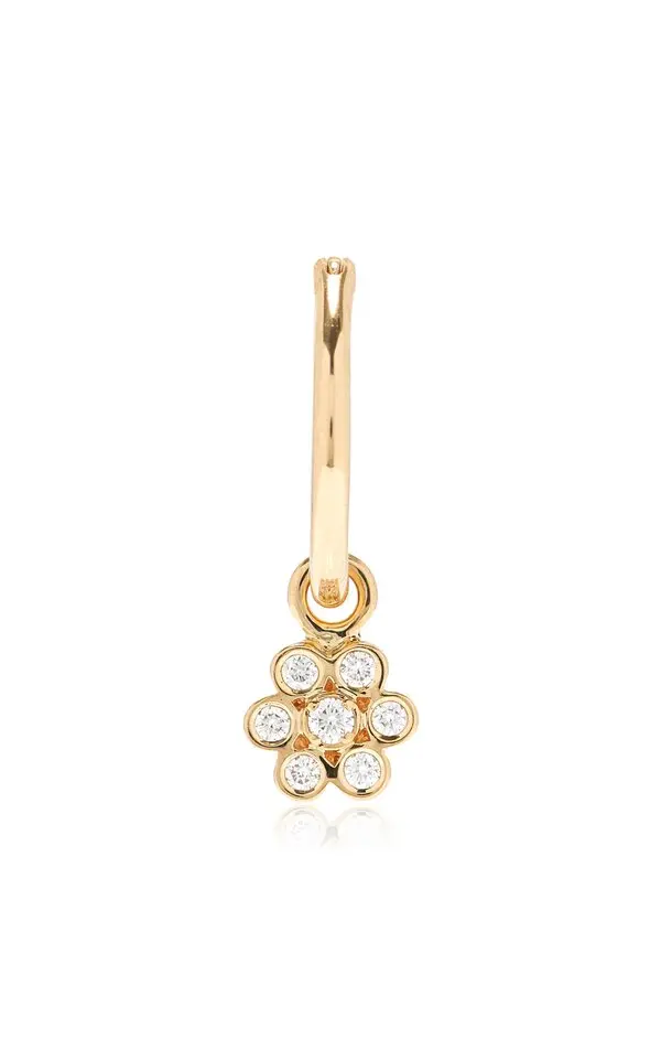 Sophie Bille Brahe Lily 18k Yellow Diamond Single Earring - Gold