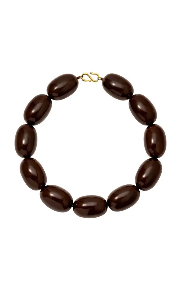 HEAVEN MAYHEM Isola Necklace Resin Beaded Statement Necklace