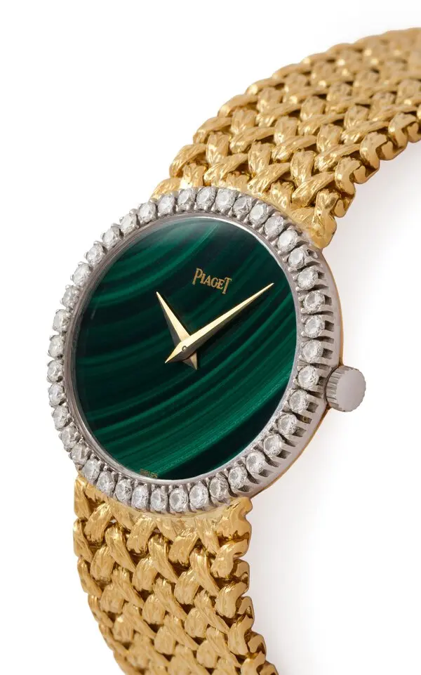 STEPHANIE WINDSOR Piaget Malachite Vintage Watch
