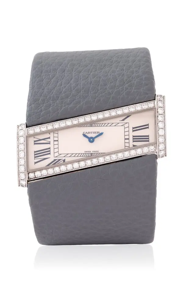 STEPHANIE WINDSOR Cartier Divan Asymmetrical Vintage Watch