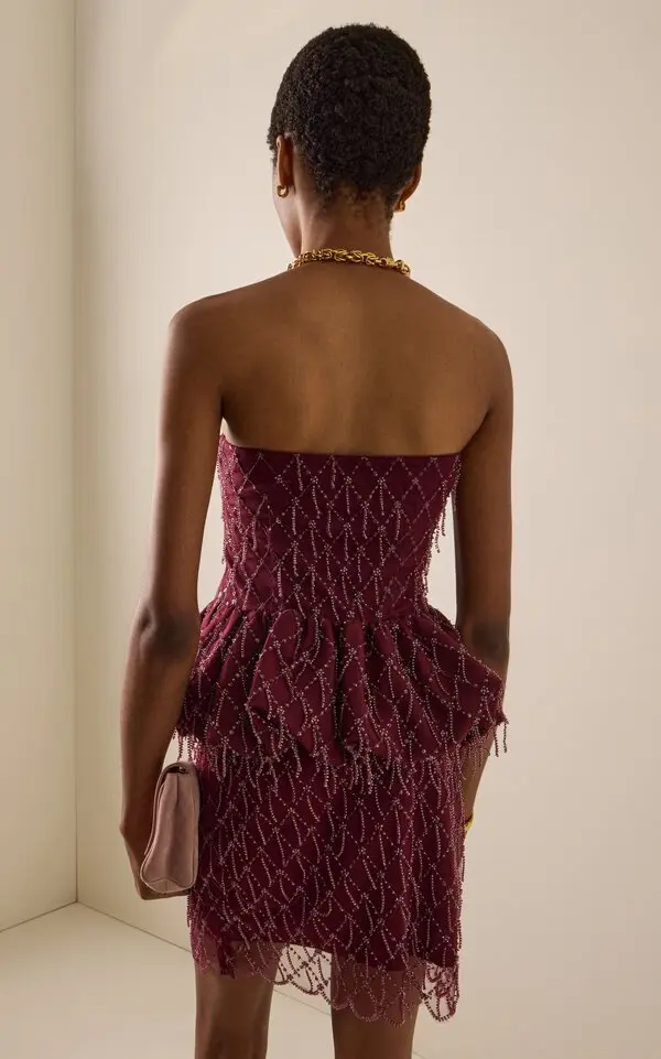 ROTATE BY BIRGER CHRISTENSEN Bubble Sequined Top