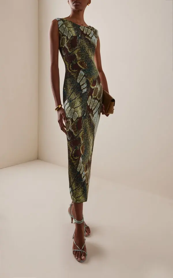 Staud Veronica Knit Maxi Dress