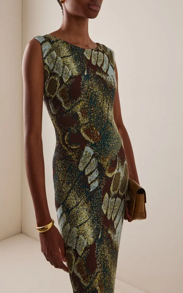 Staud Veronica Knit Maxi Dress