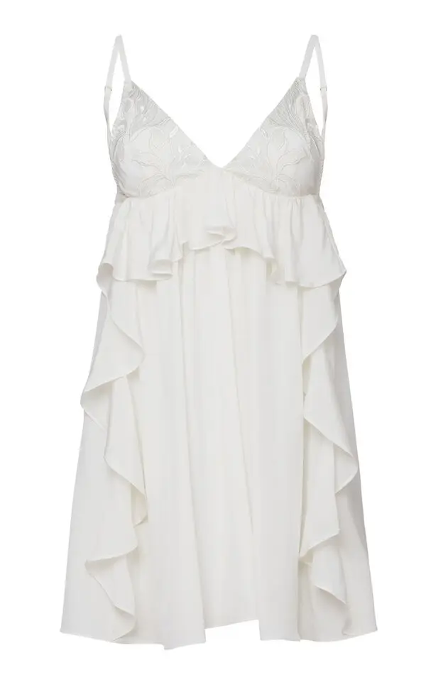 FLEUR DU MAL Lily Babydoll Dress - Ivory