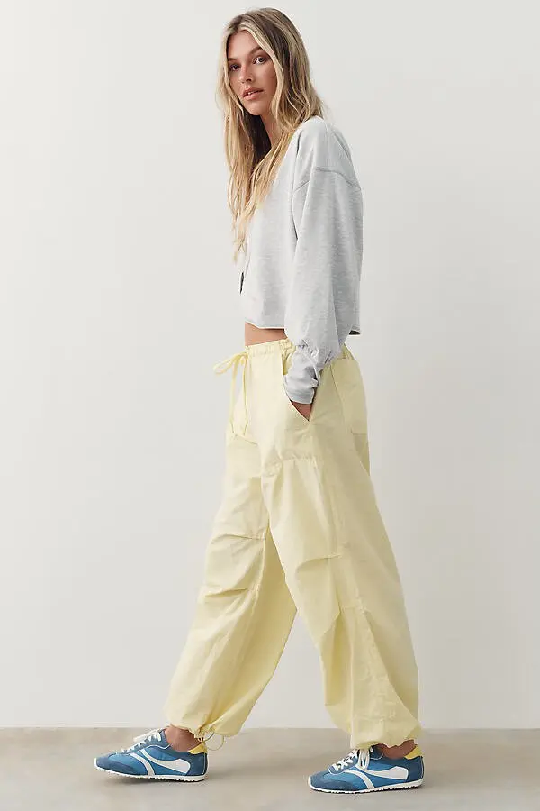 Daily Practice Gwen Slouchy Pants - Light Yellow