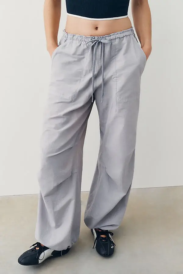 Daily Practice Gwen Slouchy Pants - Silver