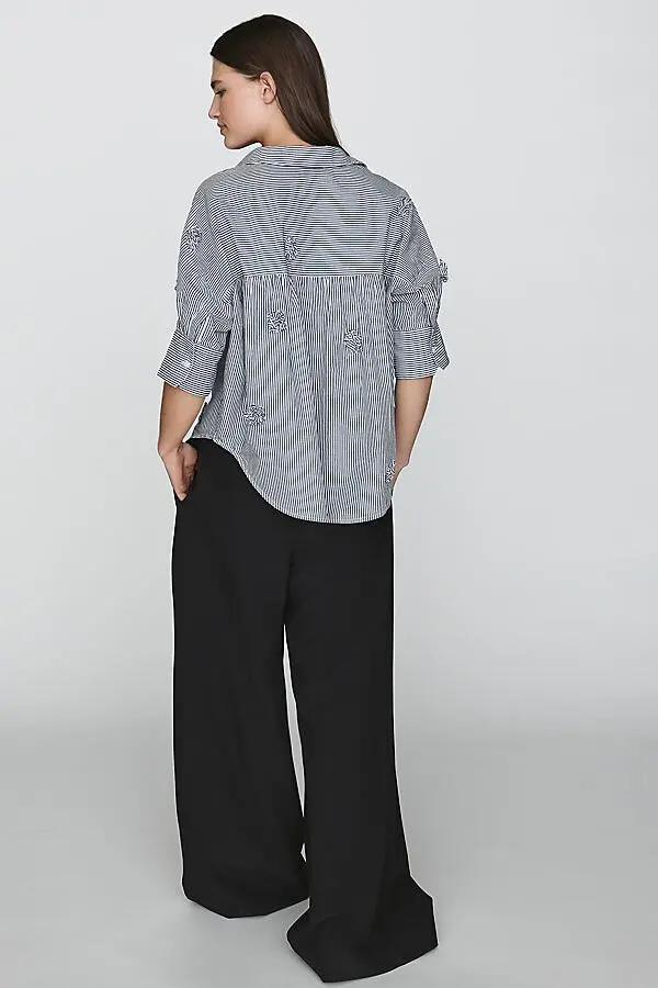Maeve Mabel 100% Cotton Boxy Oxford Shirt