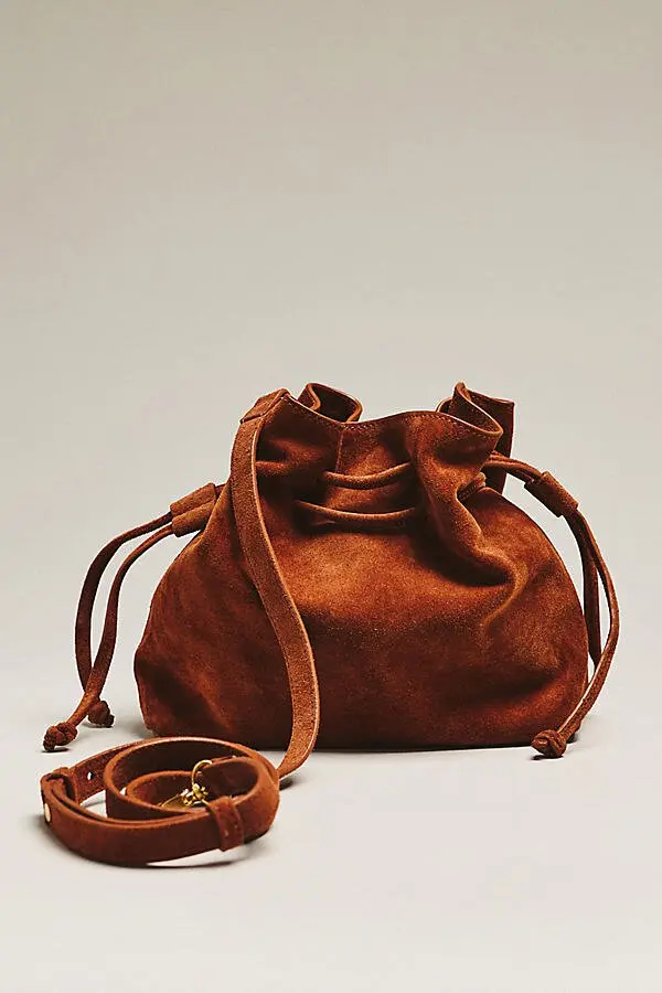 BTB LOS ANGELES Remy Suede Bucket Bag