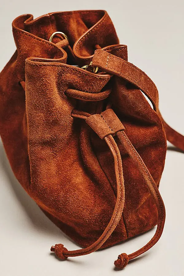 BTB LOS ANGELES Remy Suede Bucket Bag