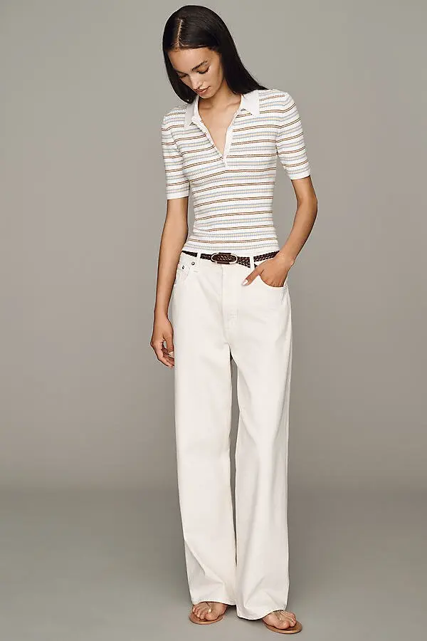 Paige Summit Top - White Multi