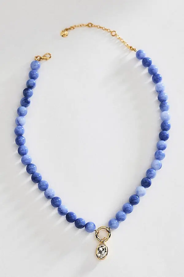Baublebar Janette Beaded Pendant Necklace - Blue