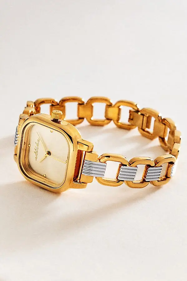 Ettika Classic Square Watch - Gold