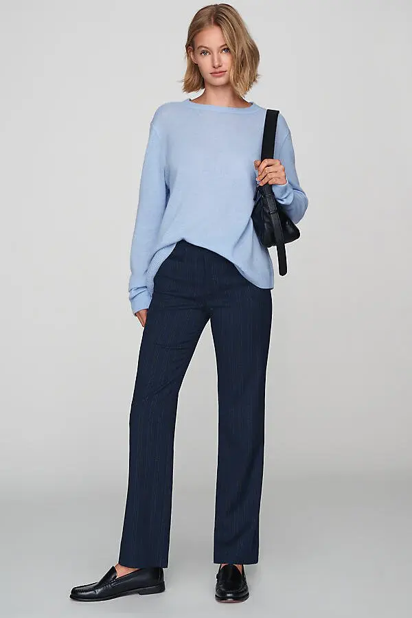 Anthropologie Slim Low-rise Trousers Pants