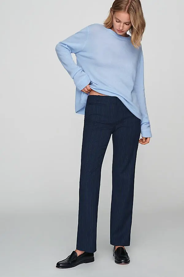 Anthropologie Slim Low-rise Trousers Pants
