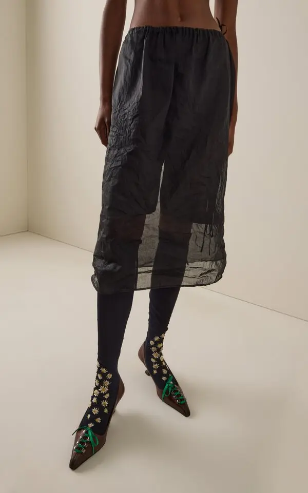 Prada Sheer Organza Skort