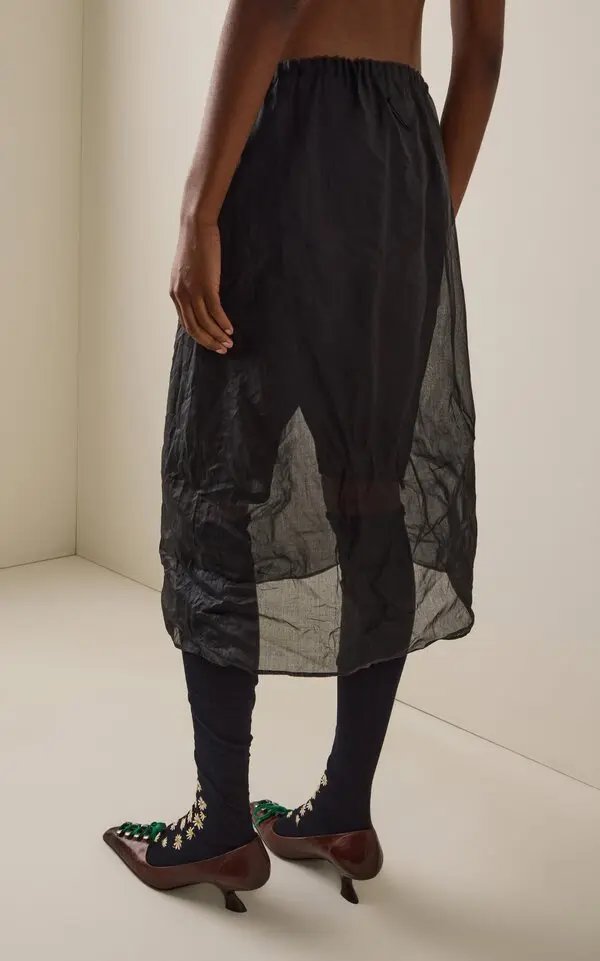 Prada Sheer Organza Skort