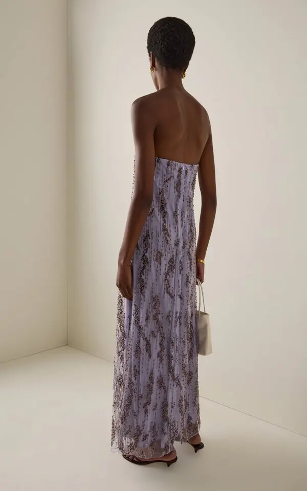 Staud Cassie Embellished Maxi Dress