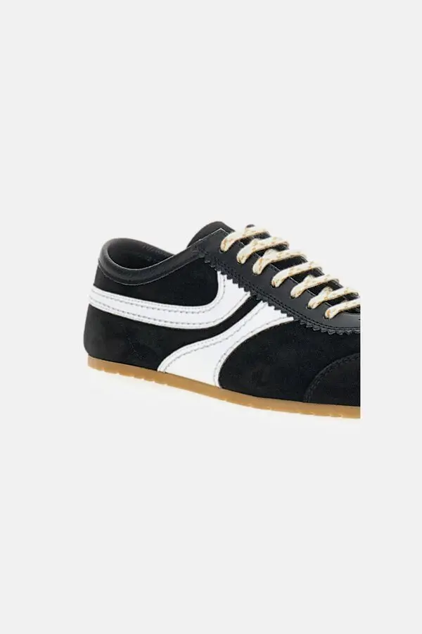 Dries Van Noten Suede Sneakers - Black