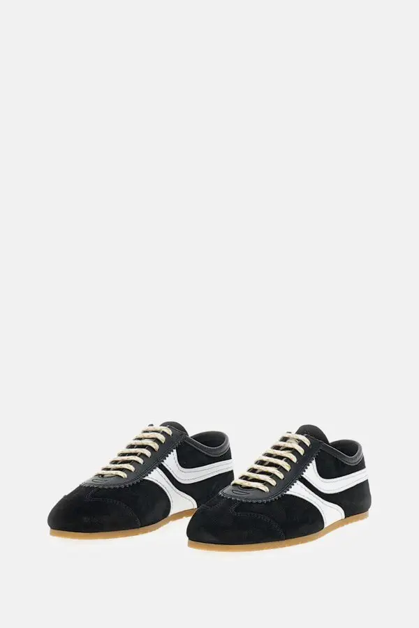 Dries Van Noten Suede Sneakers - Black