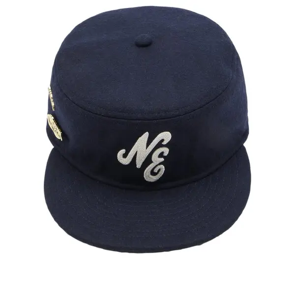 New Era Heritage Logo Chainstitched Wool Pillbox Cap