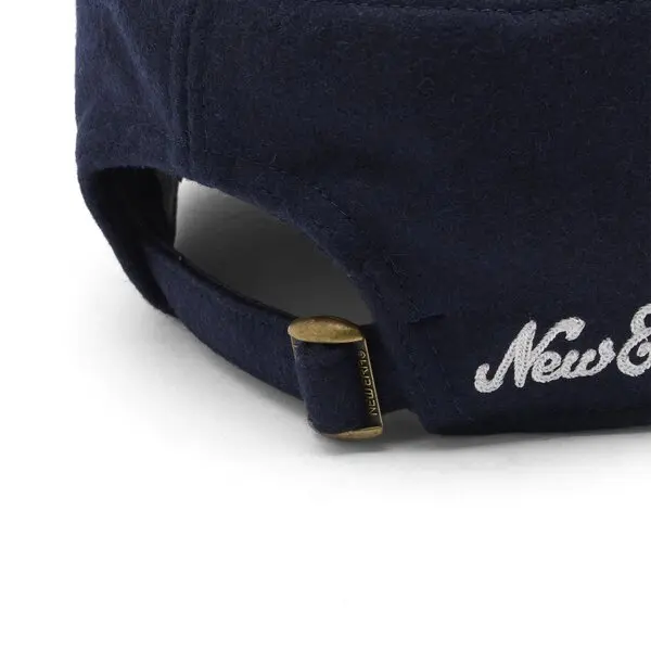 New Era Heritage Logo Chainstitched Wool Pillbox Cap