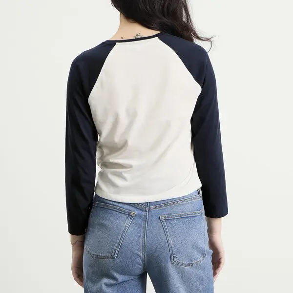Good American Raglan Long Sleeve T-shirt