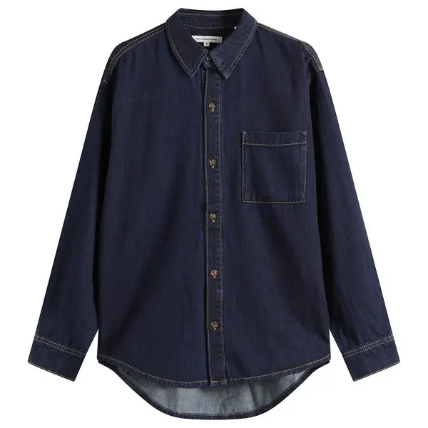 Good American Denim Oversized Shirt - Indigo