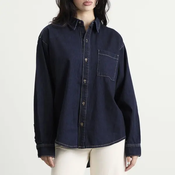 Good American Denim Oversized Shirt