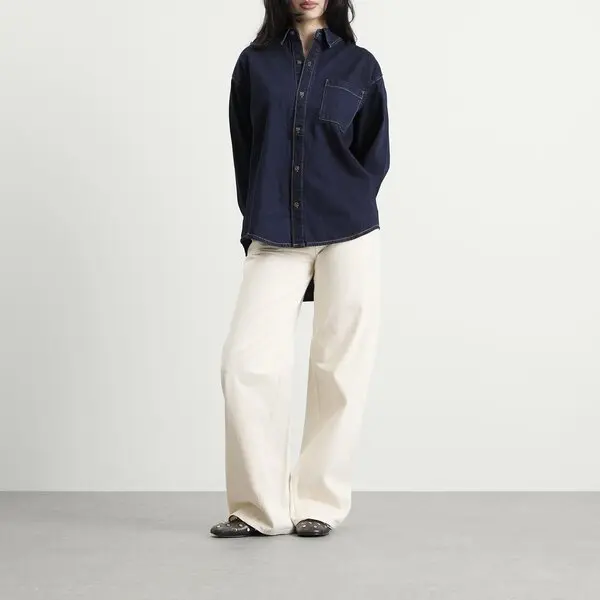 Good American Denim Oversized Shirt