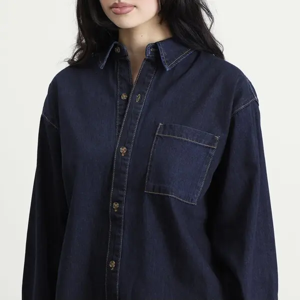 Good American Denim Oversized Shirt