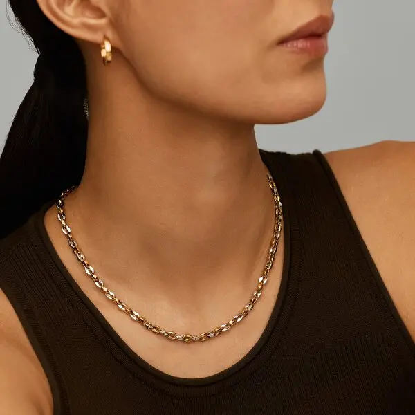 MISSOMA Mariner Link Chain Necklace In Gold And Platinum Plating