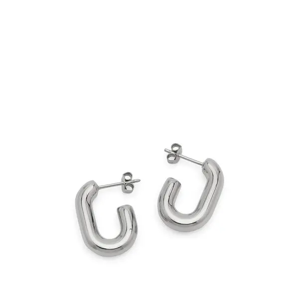 MISSOMA Chubby Oval Small Hoop Earrings - Silver