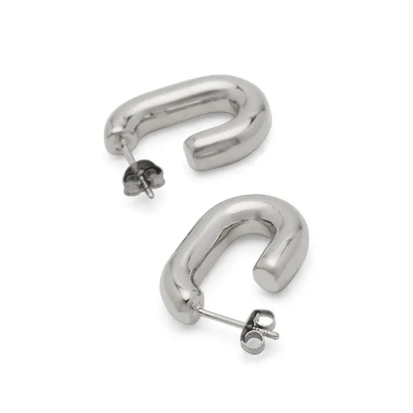 MISSOMA Chubby Oval Small Hoop Earrings