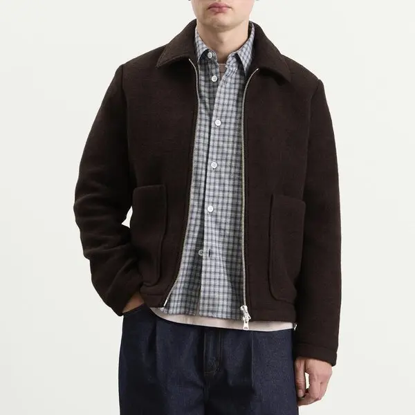 Nn07 Gael Brushed Wool Jacket