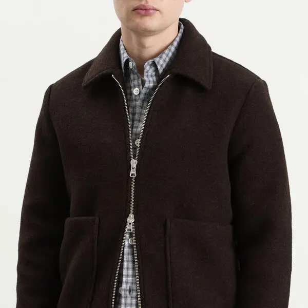 Nn07 Gael Brushed Wool Jacket