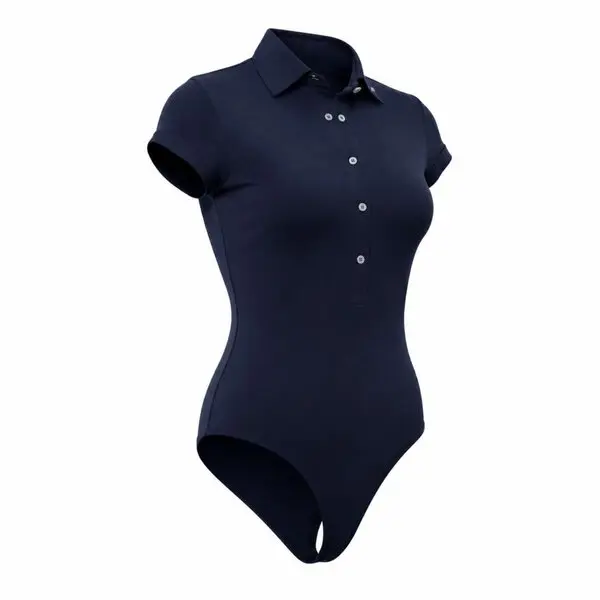 FOREPLAY GOLF Foreplay Golf Polo Bodysuit Short Sleeve