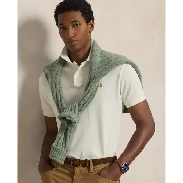 Ralph Lauren The Iconic Custom Slim Fit Mesh Polo