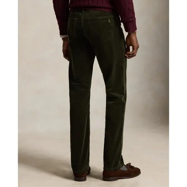 Ralph Lauren Hampton Straight Stretch Corduroy Pant - Estate Olive