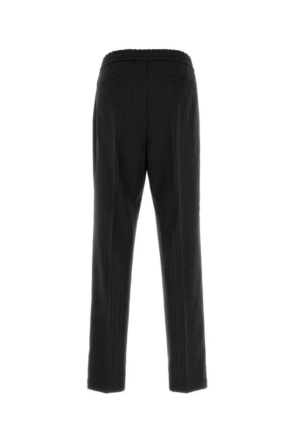 Versace Informal Pant Responsible Greca Jacquard Wool Even